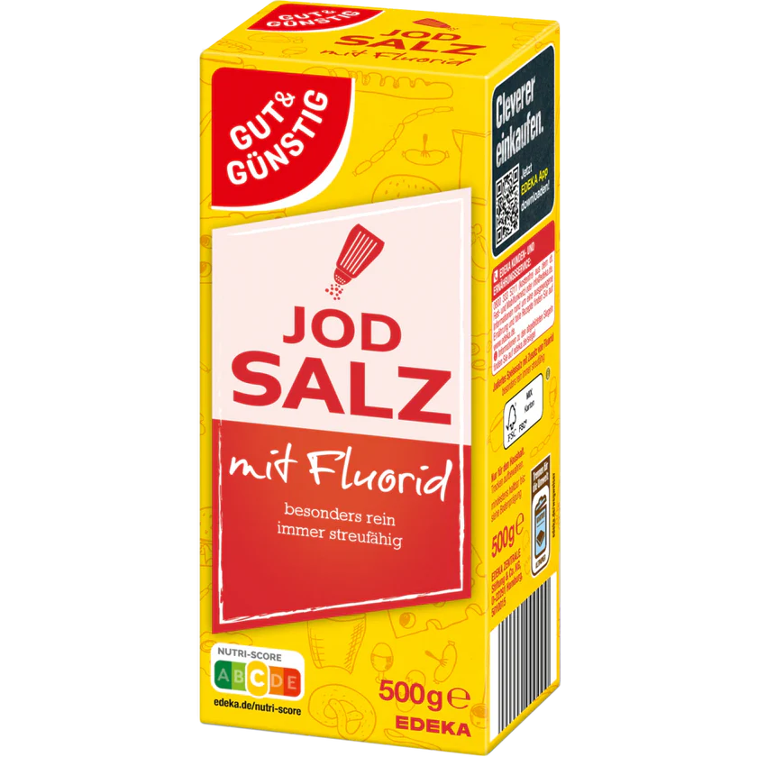G&G Jod Salt With Fluorid 500gm — Zora Supermarkt - Indian, Asian ...