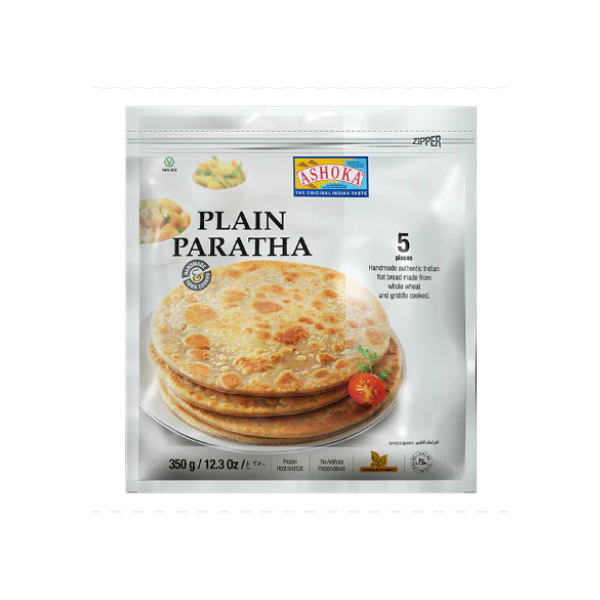 Frozen Ashoka Plain Paratha (5 pcs) 350gm - Only Berlin Delivery — Zora ...