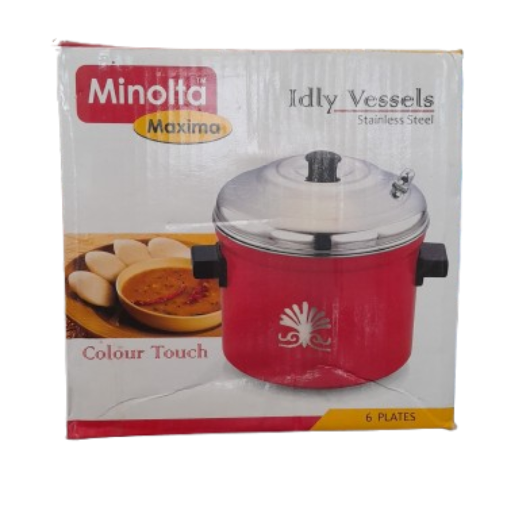 Minolta Idly Vessels - Stainless Steel (6 plates) — Zora Supermarkt