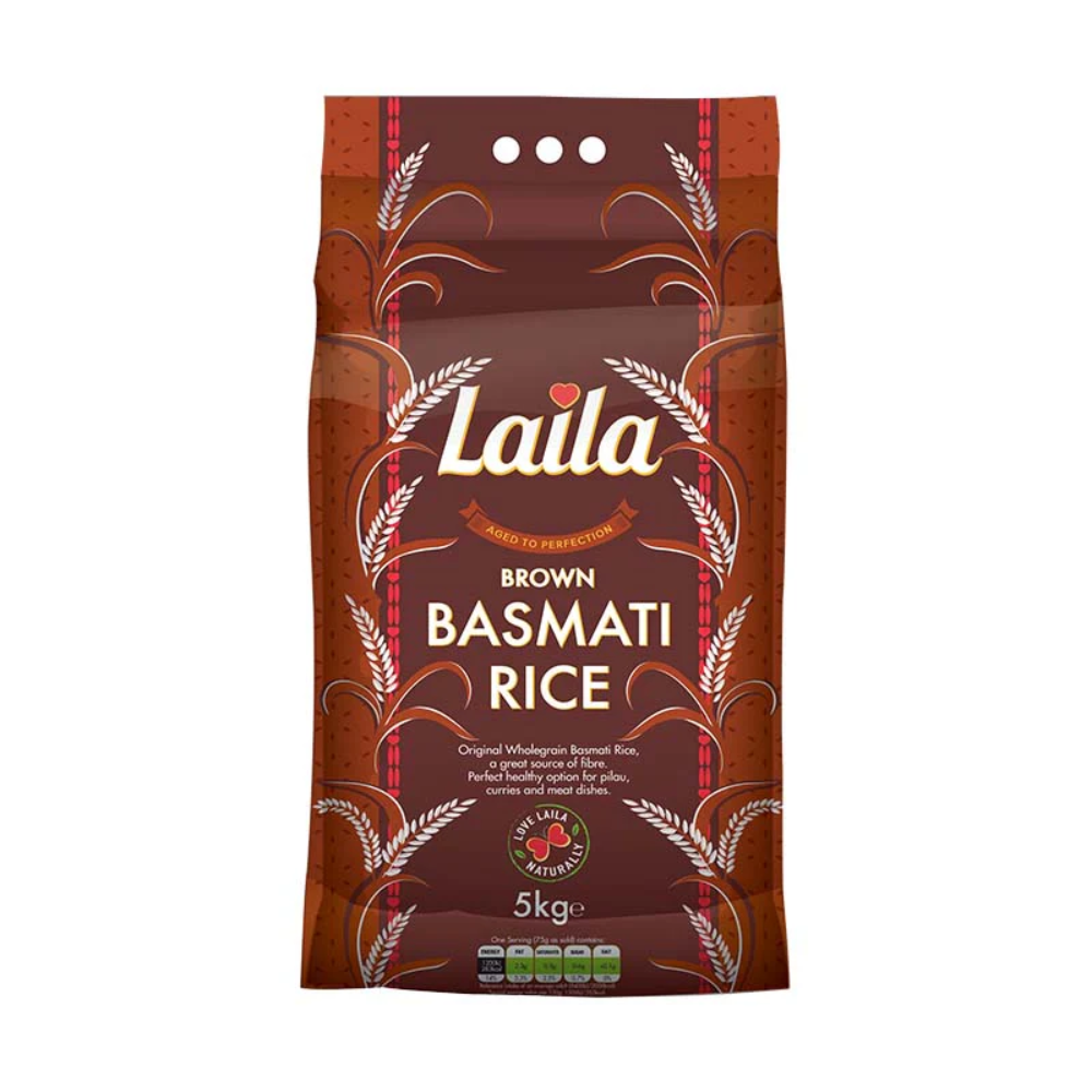 Laila Brown Basmati Rice 5kg — Zora Supermarkt