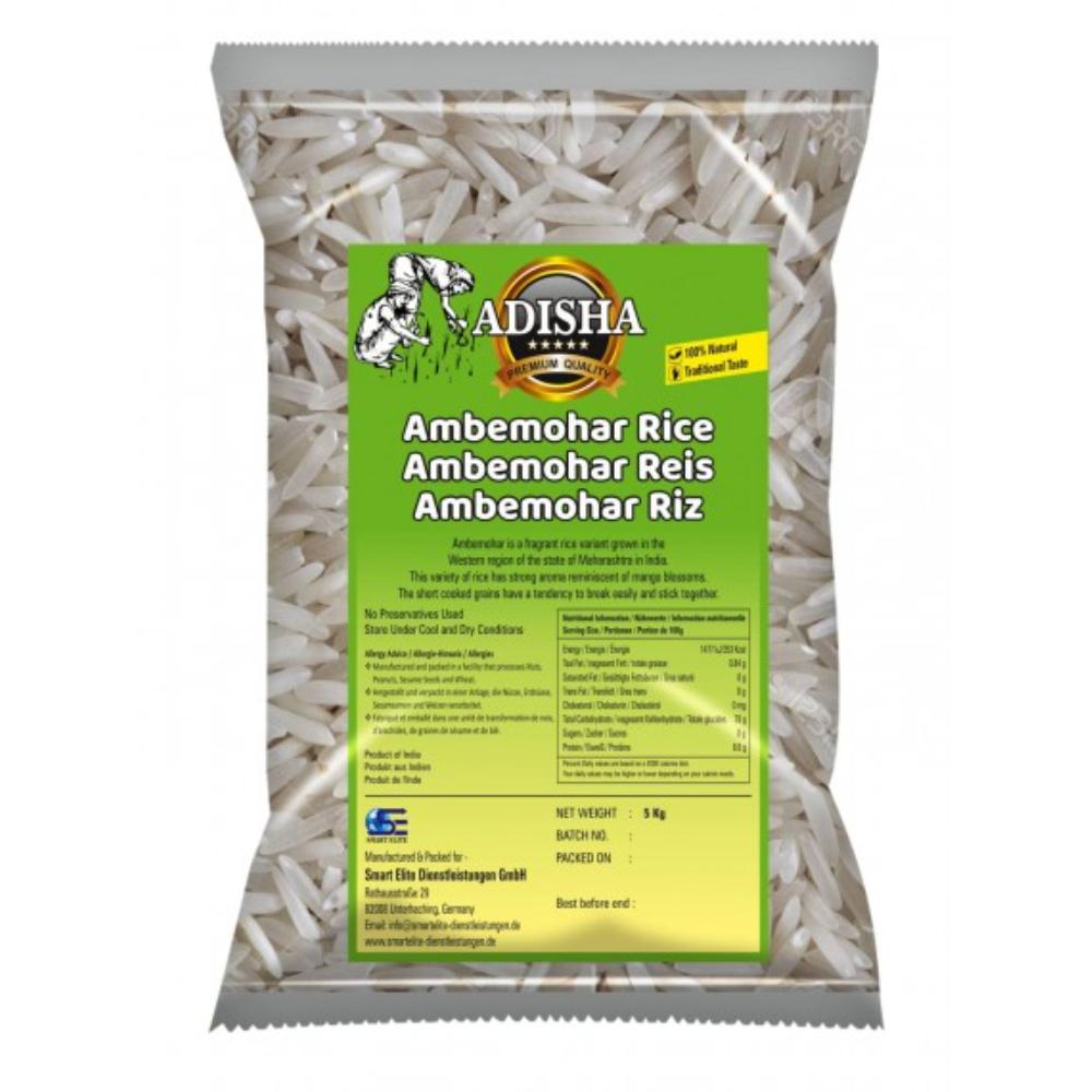 Adisha Ambemohar Rice 1kg — Zora Supermarkt