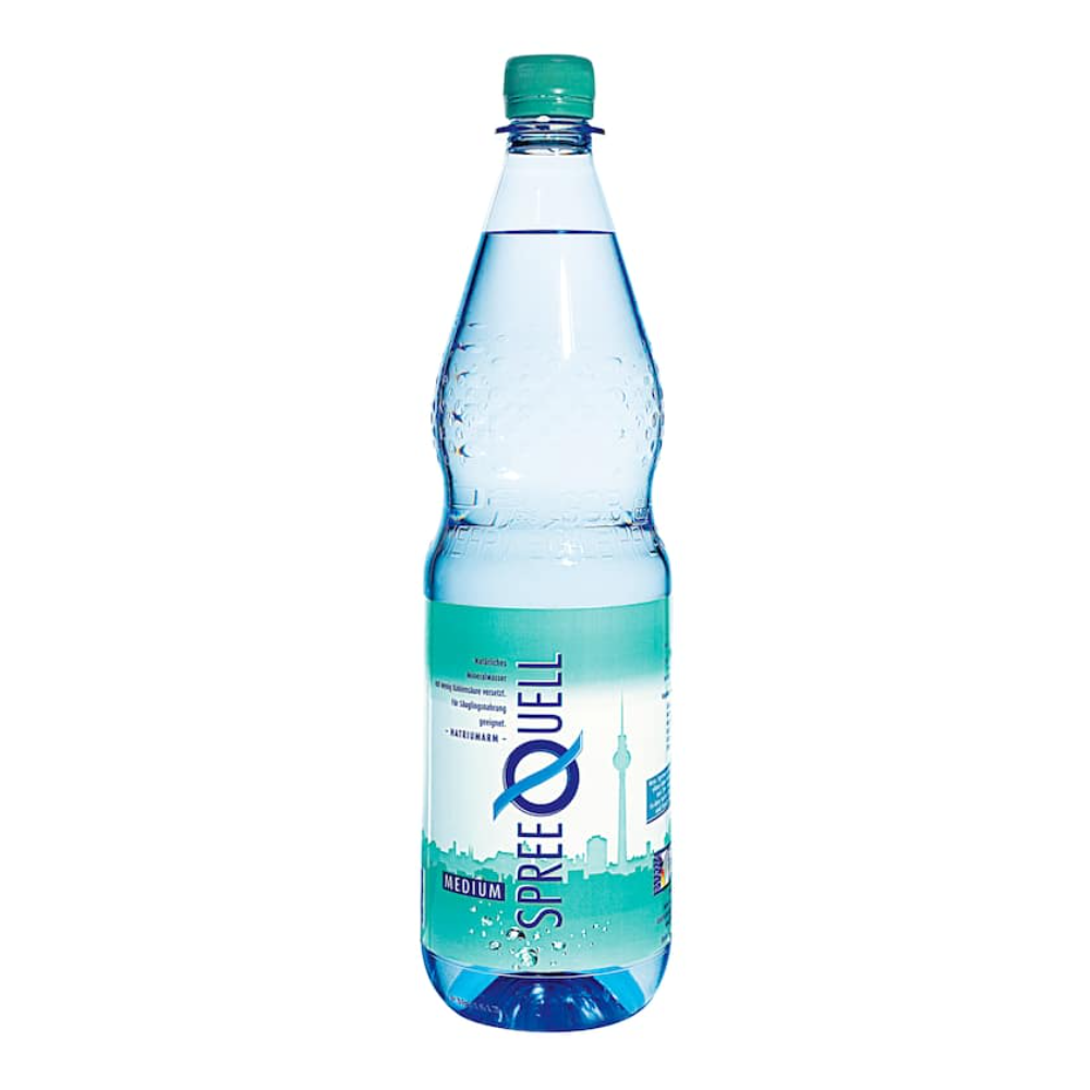 Spree Quell Mineral Water - Medium 1L — Zora Supermarkt - Indian, Asian ...